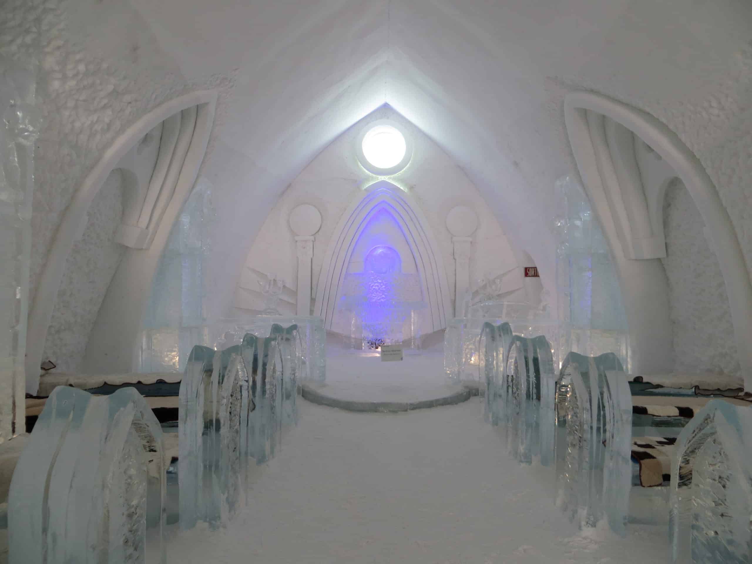 Quebec Winter Carnival Ice Hotel