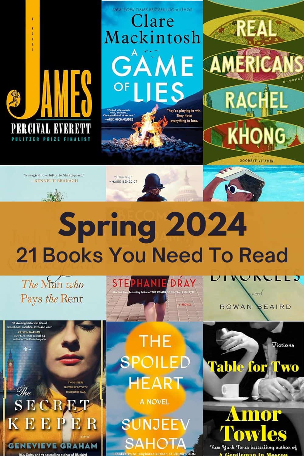 21 of the Best Books to Read This Spring (2024) - Gone With The Family