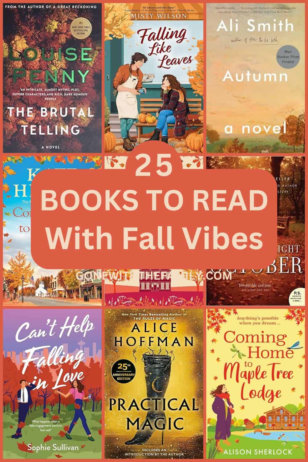25 Books with Fall Vibes for Autumn Reading Lists - Gone With The Family